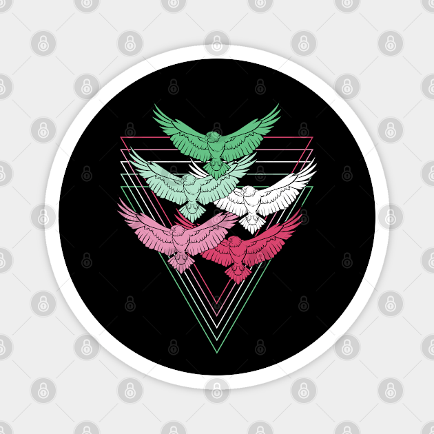 Abrosexual Pride Flag Lgbtq Lgbt Abro Pride Hawk Birds Abrosexual Magnet Teepublic